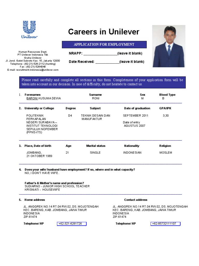 UNILEVER | PDF | Unilever | Grading (Education)