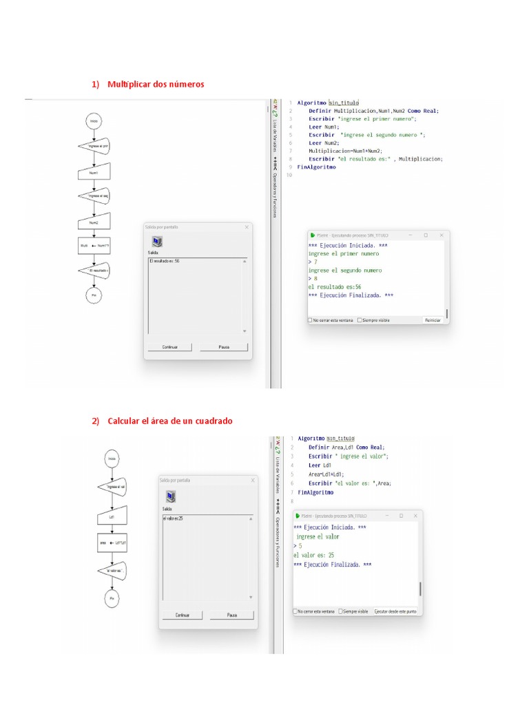 Ejercicios de DFD yPSelnt | PDF