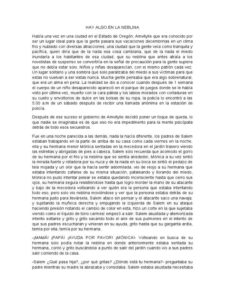 Cuento de Terror | PDF