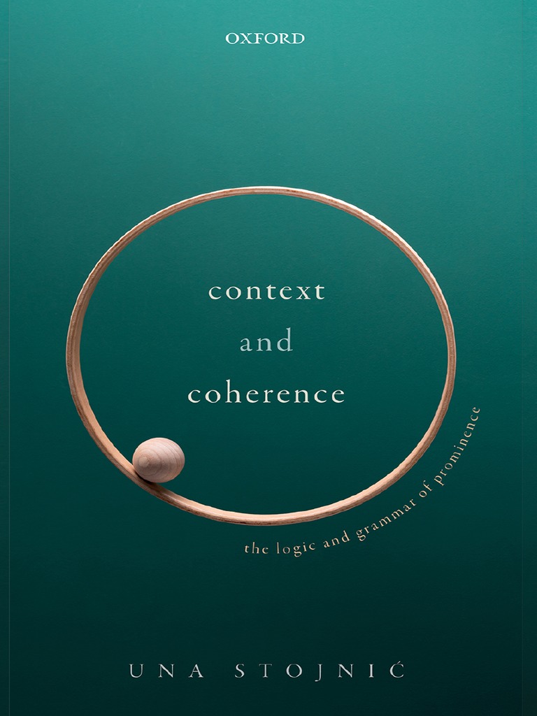 Context and Coherence - The Logic and Grammar of Prominence | PDF ...