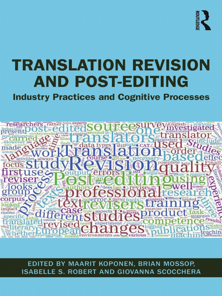 Translation Revision and Post-Editing - Industry Practices and Cognitive Processes | Download ...