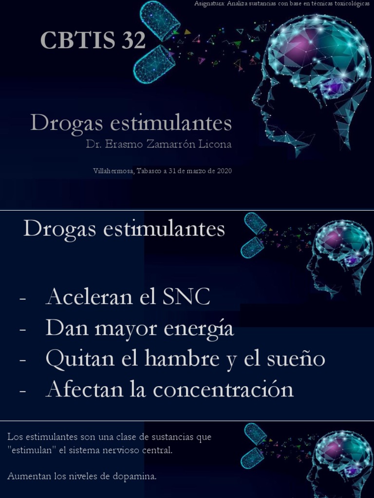 Drogas Estimulantes | PDF | Estimulante | Drogas