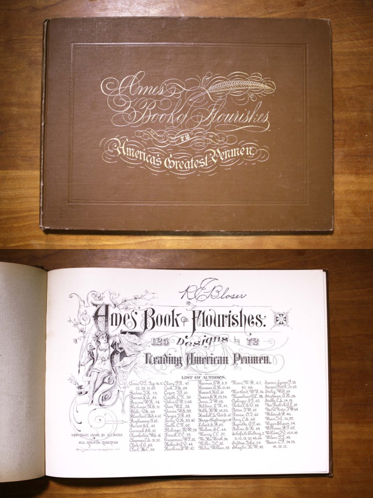 Ames' Book of Flourishes - Daniel T. Ames - 1890 | PDF