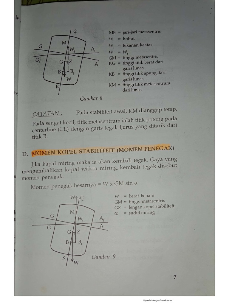Konstruksi& Stabilitas KPL Xna, TK 23.11.22 | PDF