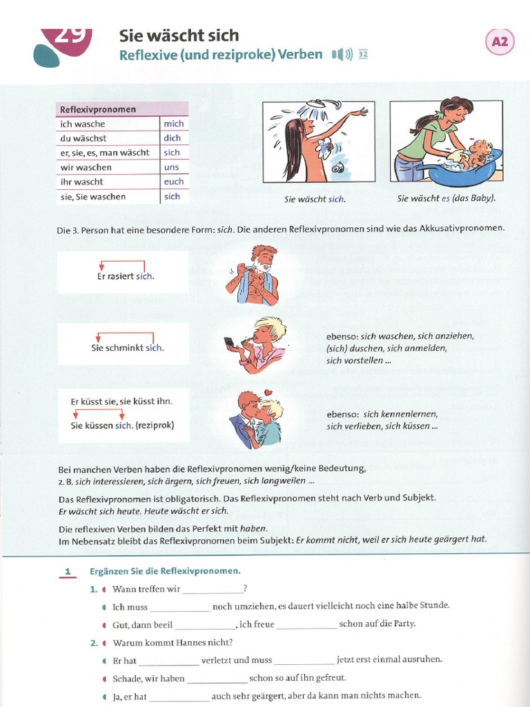A2.1 - Reflexive Verben | PDF