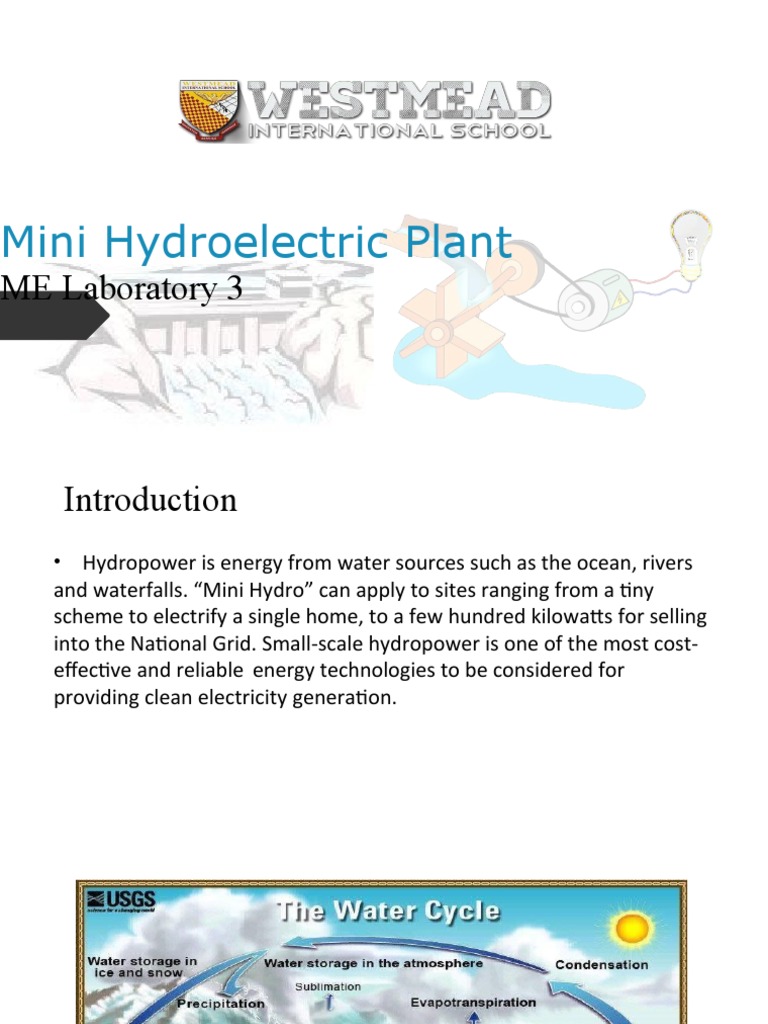 Mini Hydro Power Plant | PDF