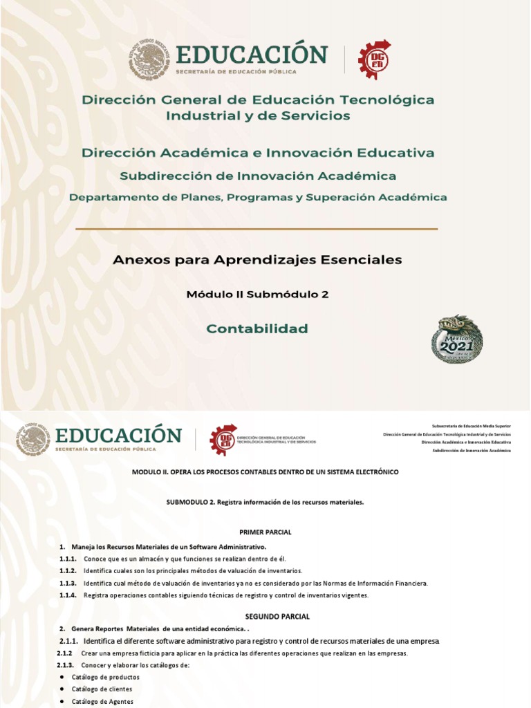 Anexos Contabilidad M2S2 | PDF | Inventario | Almacén