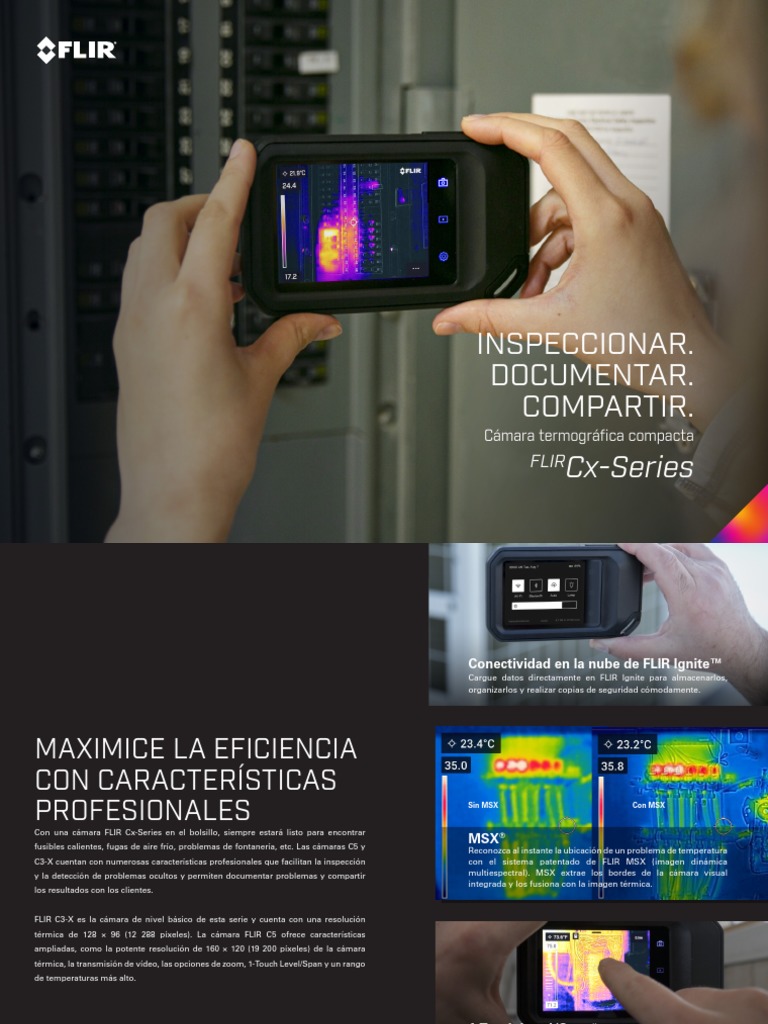 CX Series Brochure ES | PDF | Píxel | Electrónica