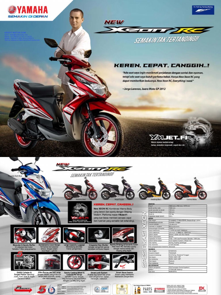 Brosur Yamaha XEON-RC | PDF