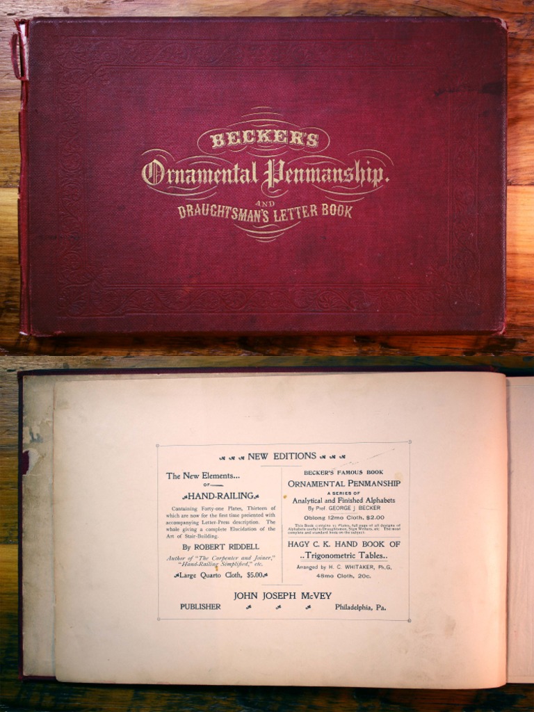 Becker's Ornamental Penmanship - George J. Becker - 1854 | PDF