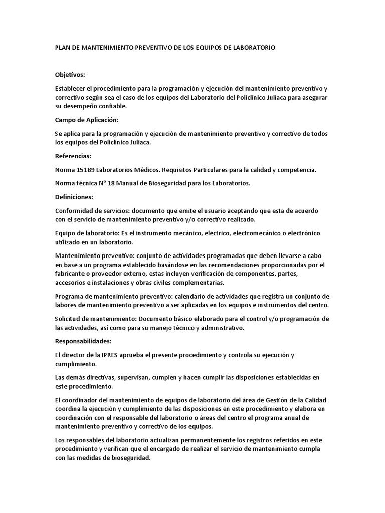 Plan Word | PDF | Calibración | Informática