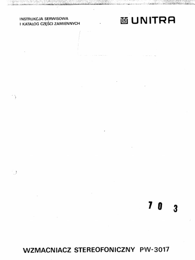 PW 3017-Serwis | PDF