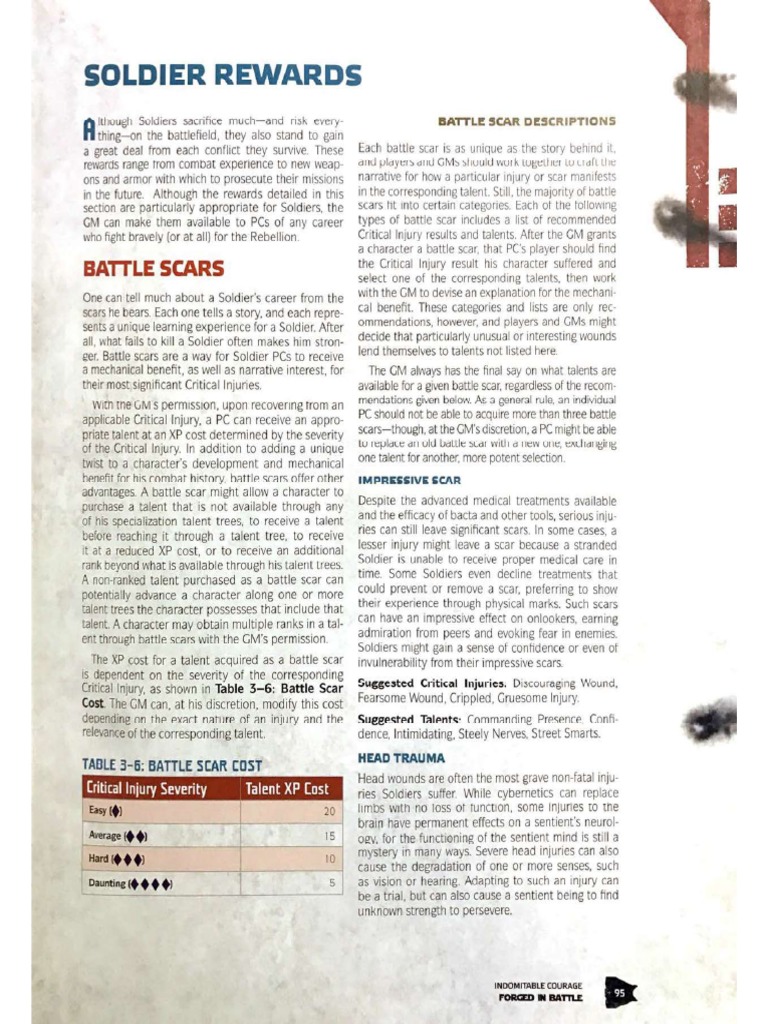Battle Scars Trophies | PDF