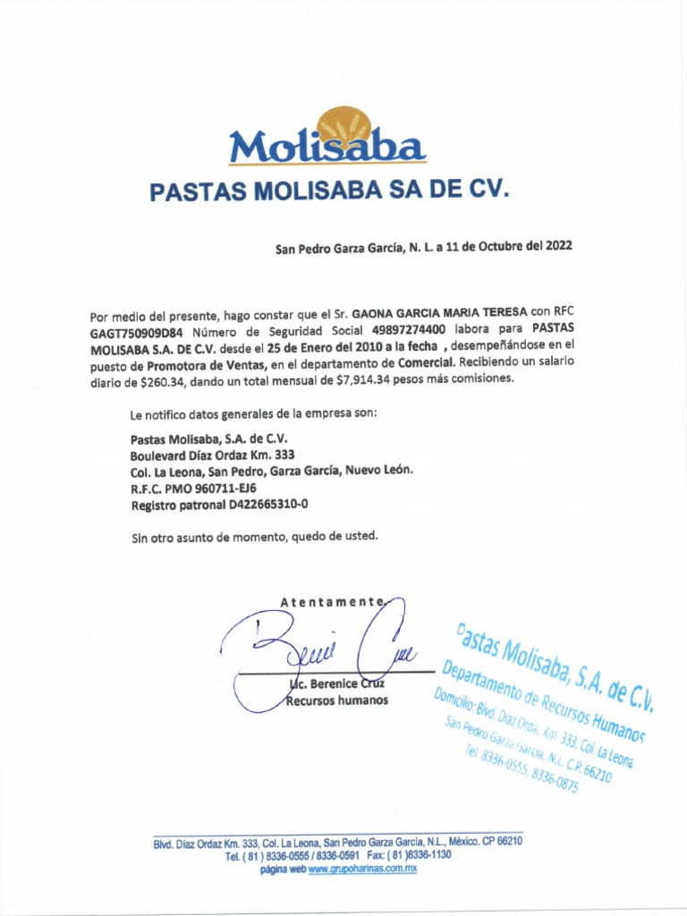 Pastas Molisaba | PDF