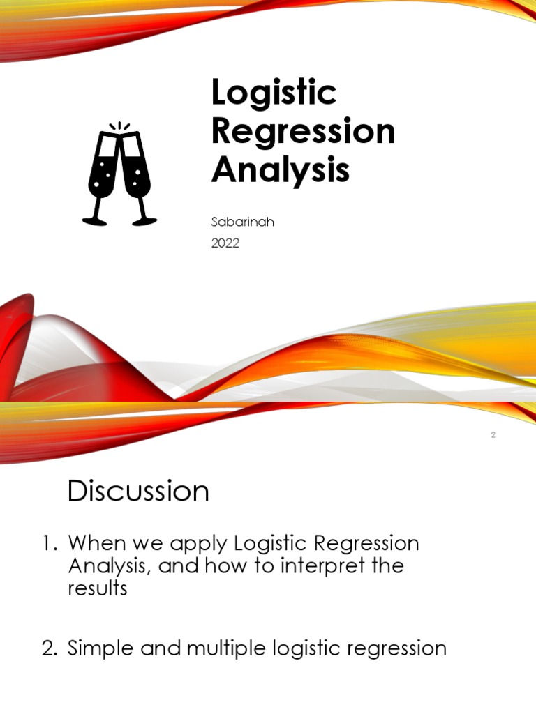 Logistic Regression Analysis 2022 | PDF | Logistic Regression | Regression Analysis