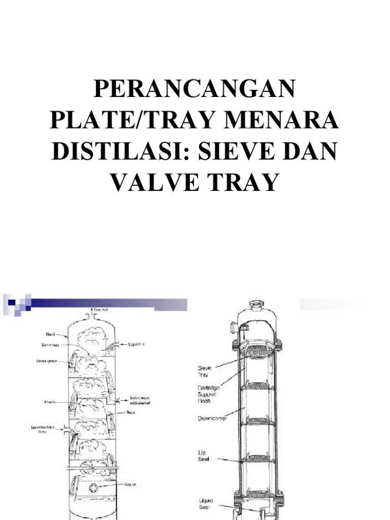 22-11-10 PERANCANGAN MENARA DISTILASI PLATE (Sieve Dan Valve Tray) Dan ...