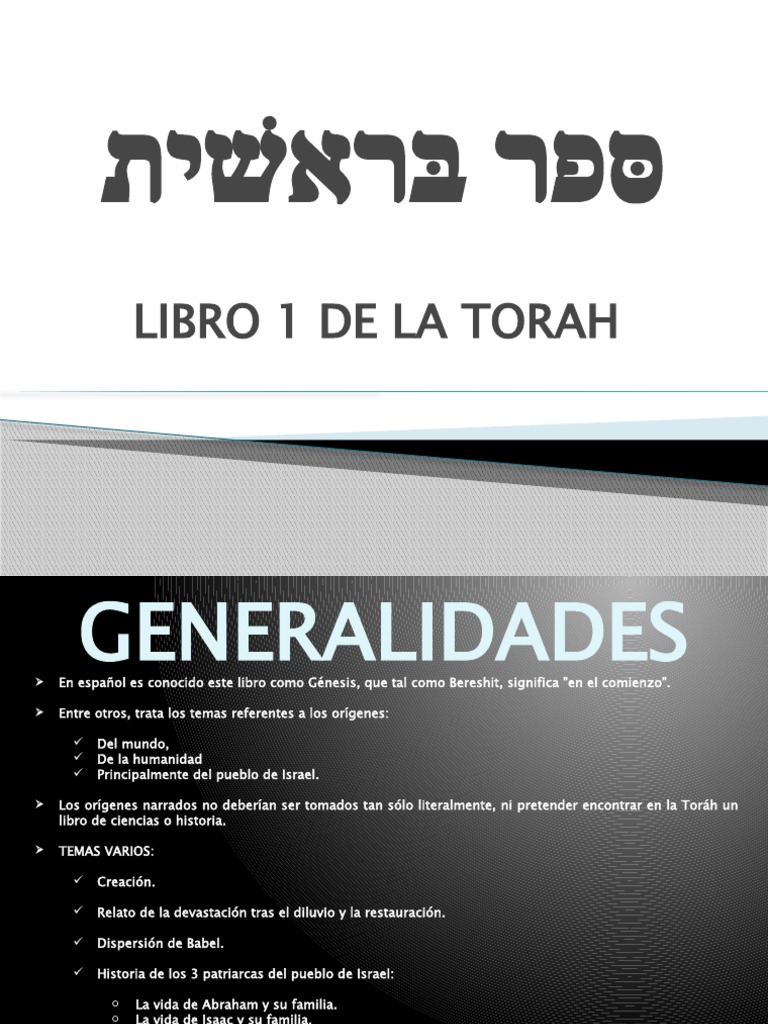 Parashat Bereshit | PDF | Libro del Génesis | Vida