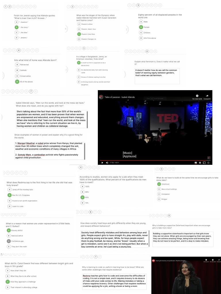 Ted Talks Answers To Questions | PDF