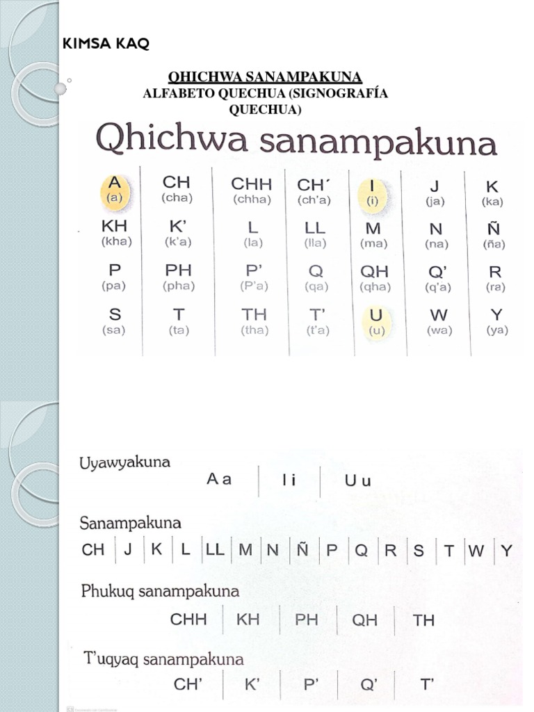 Quechua Basico 3 Y 4 | PDF