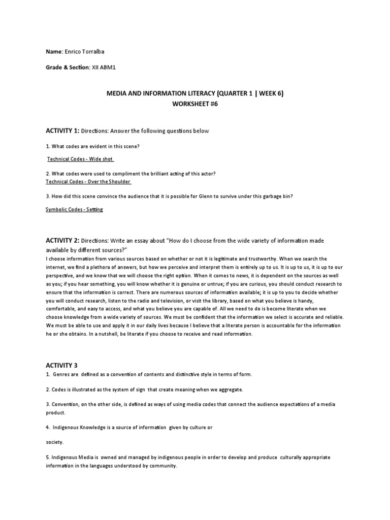 Mil Week 5 | PDF | Information | Linguistics