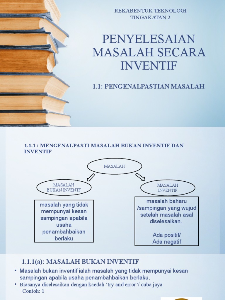 Bab 1 Penyelesaian Masalah Inventif | PDF