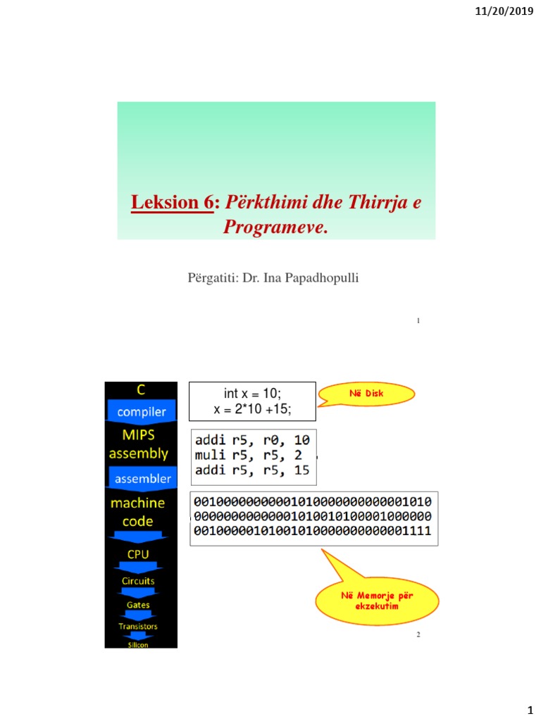 Leksion 6 | PDF