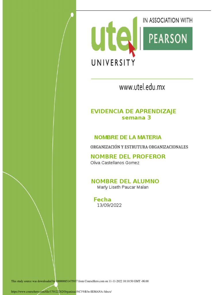 Organizaci N SEMANA 3 | PDF