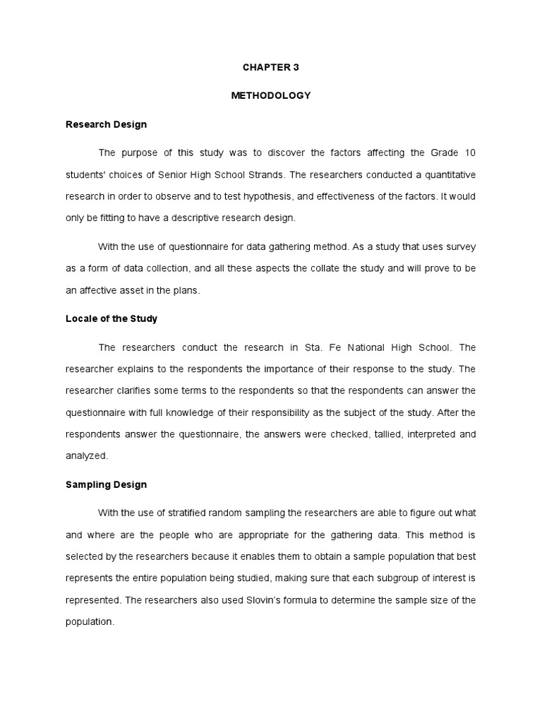 Chapter 3 | PDF | Sampling (Statistics) | Survey Methodology