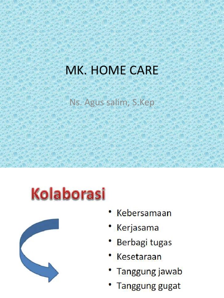 Materi Home Care | PDF