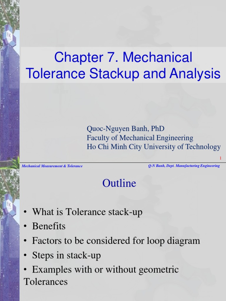 Tolerance Stackup With Assignment | PDF | Engineering Tolerance ...
