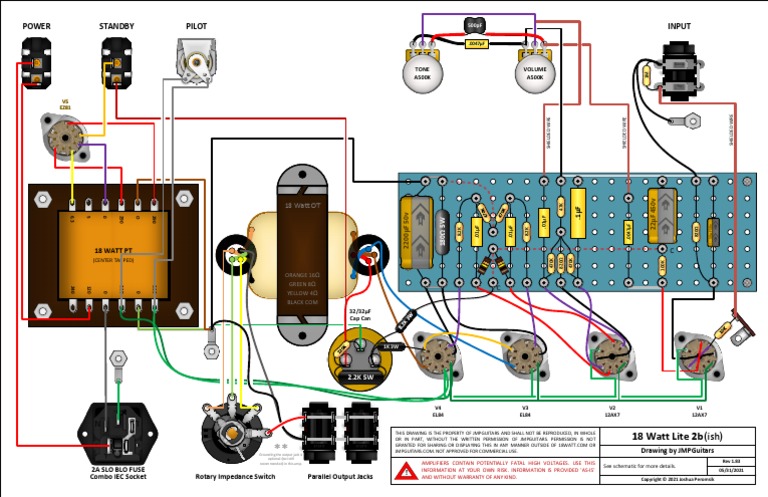 JMPGuitars_18_Watt_Lite_2b_Layout | PDF | Electric Power | Electronic ...