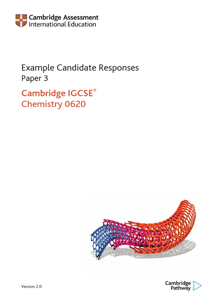0620 Example Candidate Responses Paper 3 | PDF | Atoms | Oxide