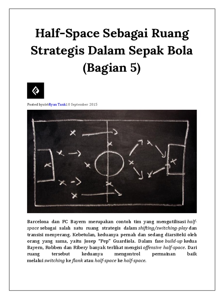 Half-Space Sebagai Ruang Strategis Dalam Sepak Bola (Bagian 5) | PDF