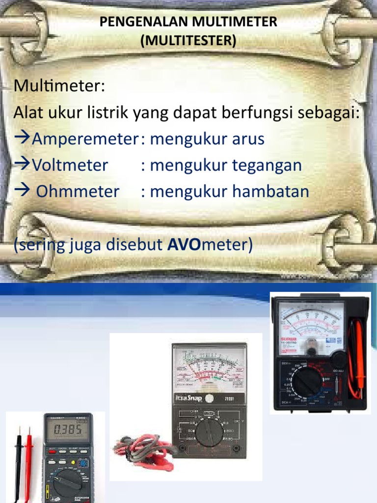 Panduan Lengkap Menggunakan Multimeter | PDF