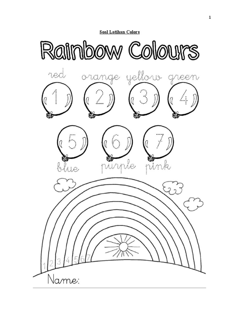 Soal Latihan Colors Pdf