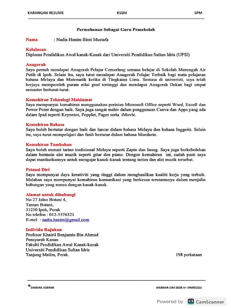 Karangan Resume | PDF