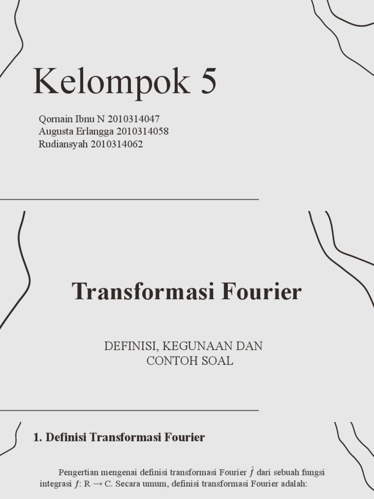 Materi Transformasi Kelompok 5 | PDF | Sains & Matematika