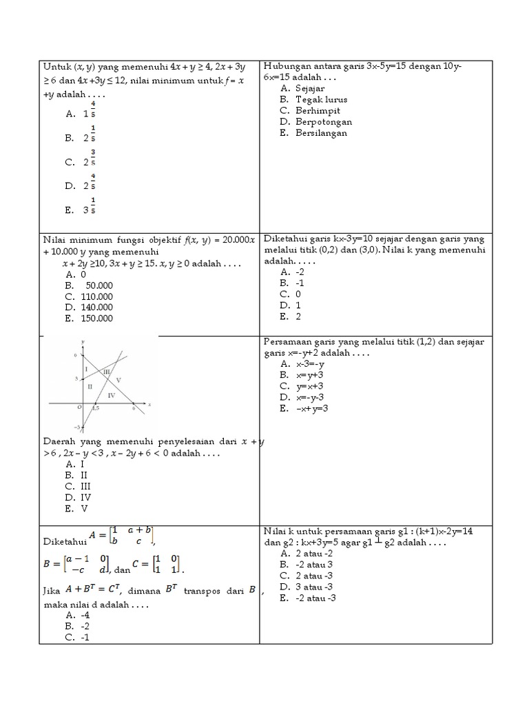 Soal Uts Tipe 2 | PDF