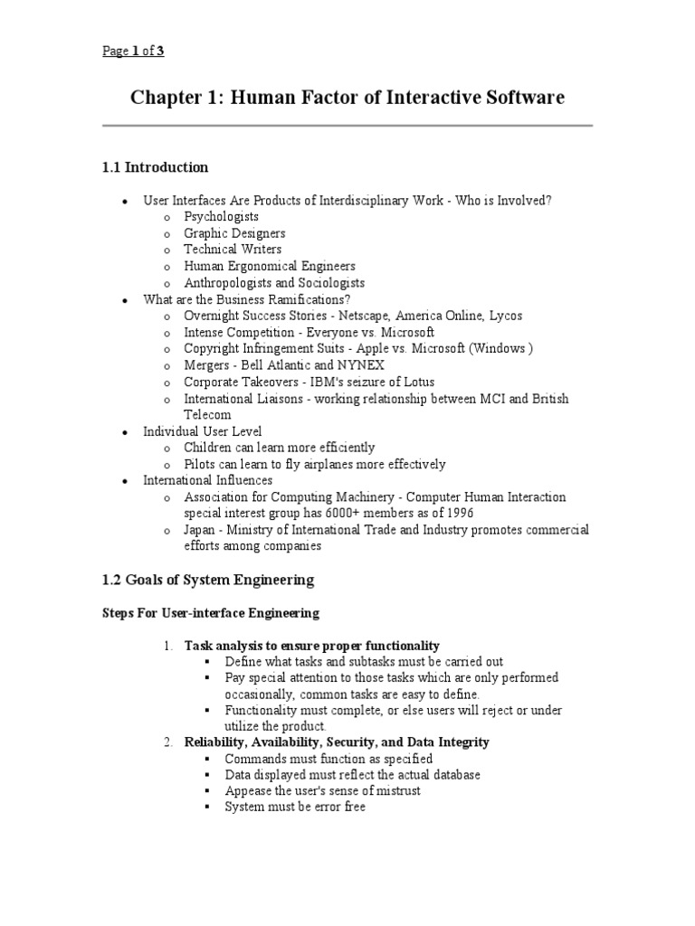 COM 410 User Interface Notes-1 | PDF | User Interface | Employee Retention
