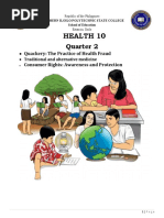 Grade 10 1ST Q Health Exam | PDF | Hospital | Medicine