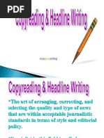 Copyreading Filipino Worksheet 1 | PDF | Quotation Mark | Verb