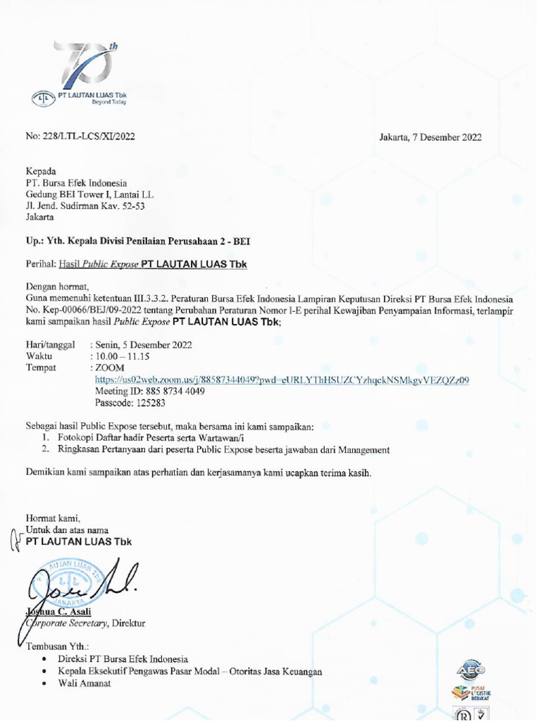 LTLS - Public Expose - 31221724 - Lamp1 | PDF