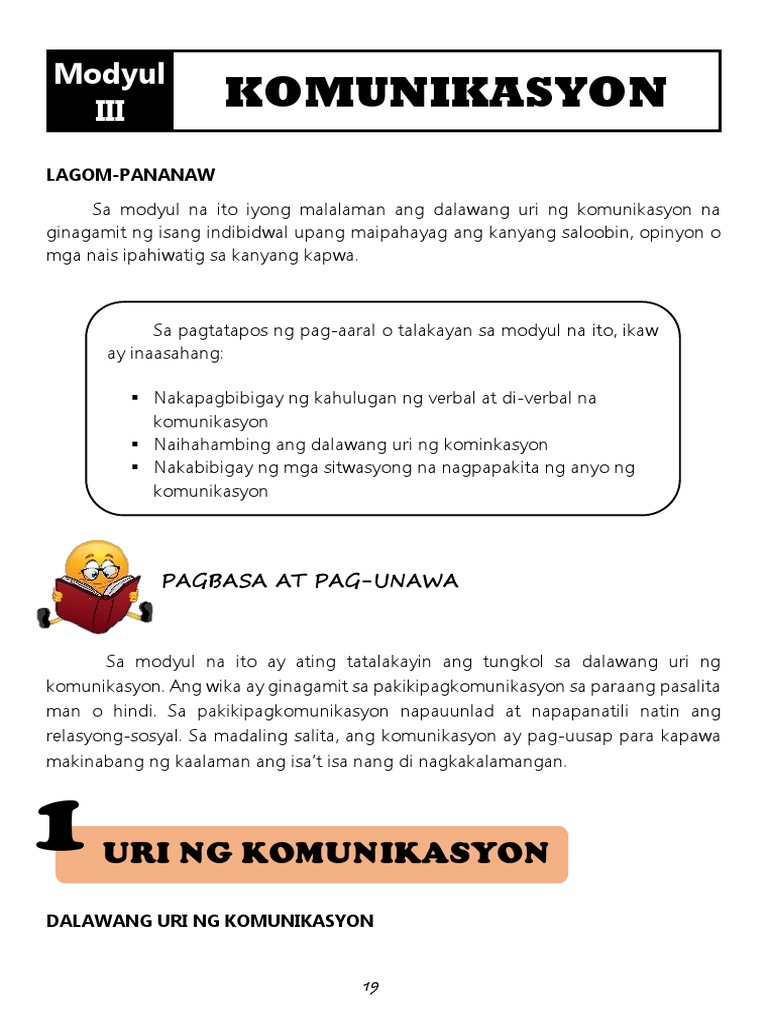 Introduksyon Sa Pag-Aaral NG Wika - Modyul 3 | PDF Introduksyon Sa Pag-Aaral NG Wika - Modyul 3 | PDF