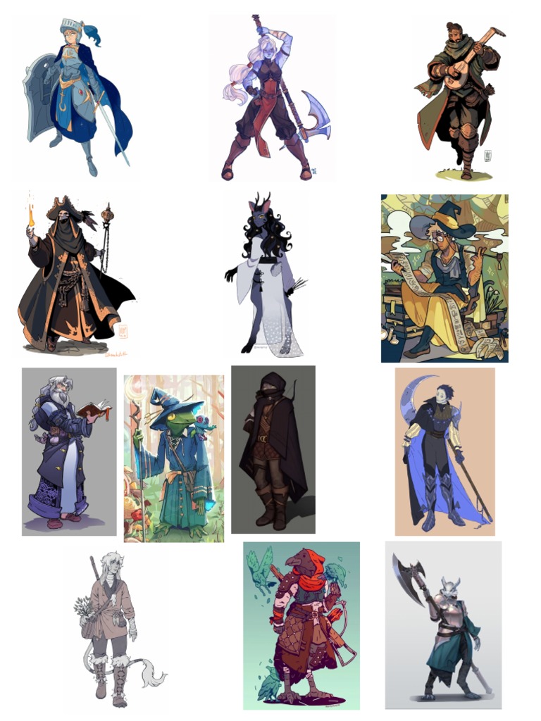 DND Class Tokens | PDF