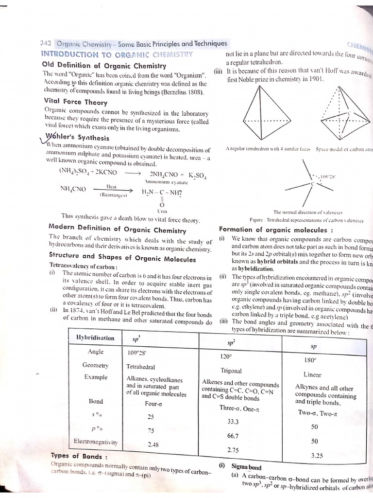 Organic Chemistry Basic Concepts | PDF