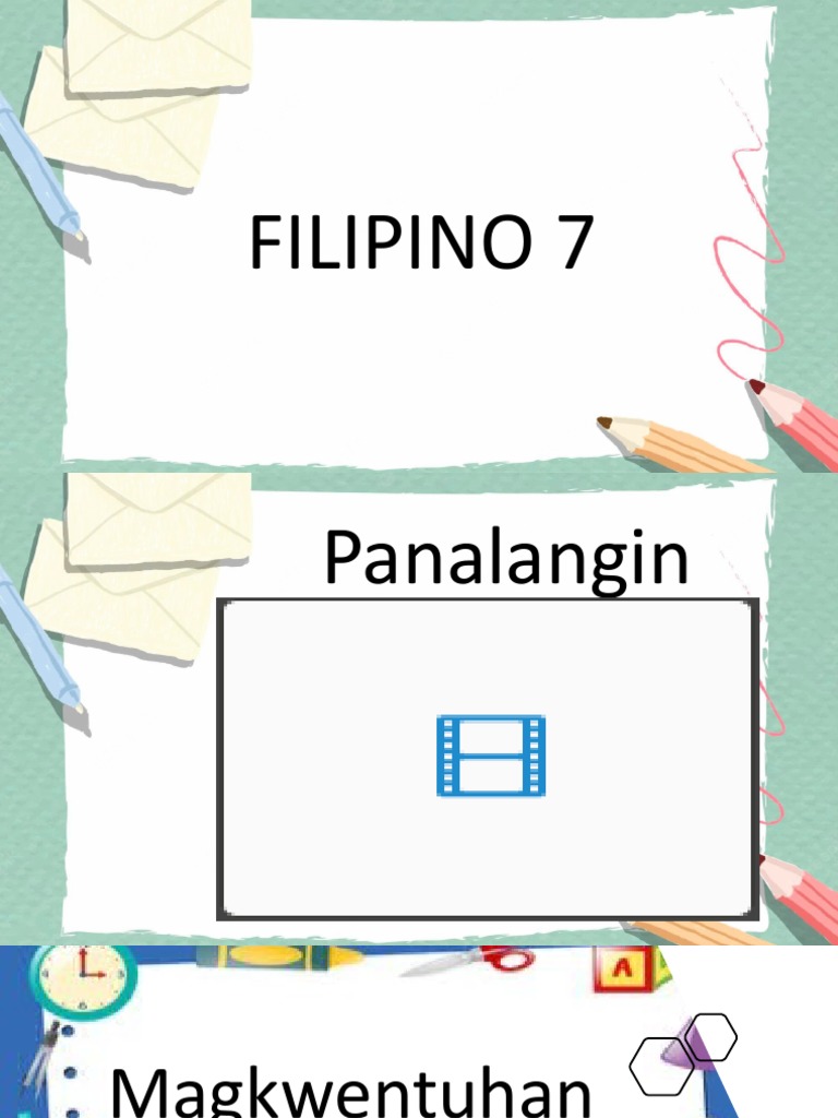 Fil 7 - Week 3 - Day2 - MAikling Kwento - Sangkap at Bahagi | PDF