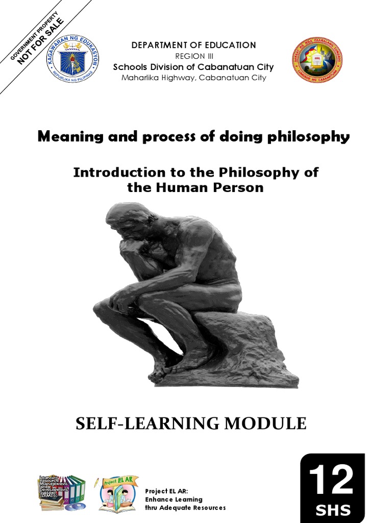 SLM G12 Week 1 Meaning and Process of Philosophy | PDF | Experience | Idea