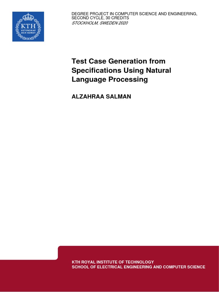 Test Case Generation Ai Ml Pdf Software Testing Statistical Classification