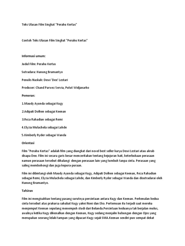 Teks Ulasan Rafi Islami 82 | PDF