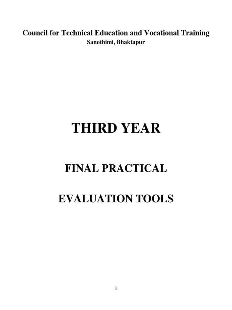 PCL Nursing Final Practical Evaluation | PDF | Vocational Education ...